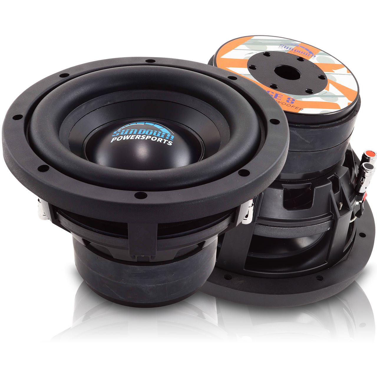 2 PSE-8 8" Powersports Subwoofers & 1 SAM-600.1 Combo Deal – Sundown Audio